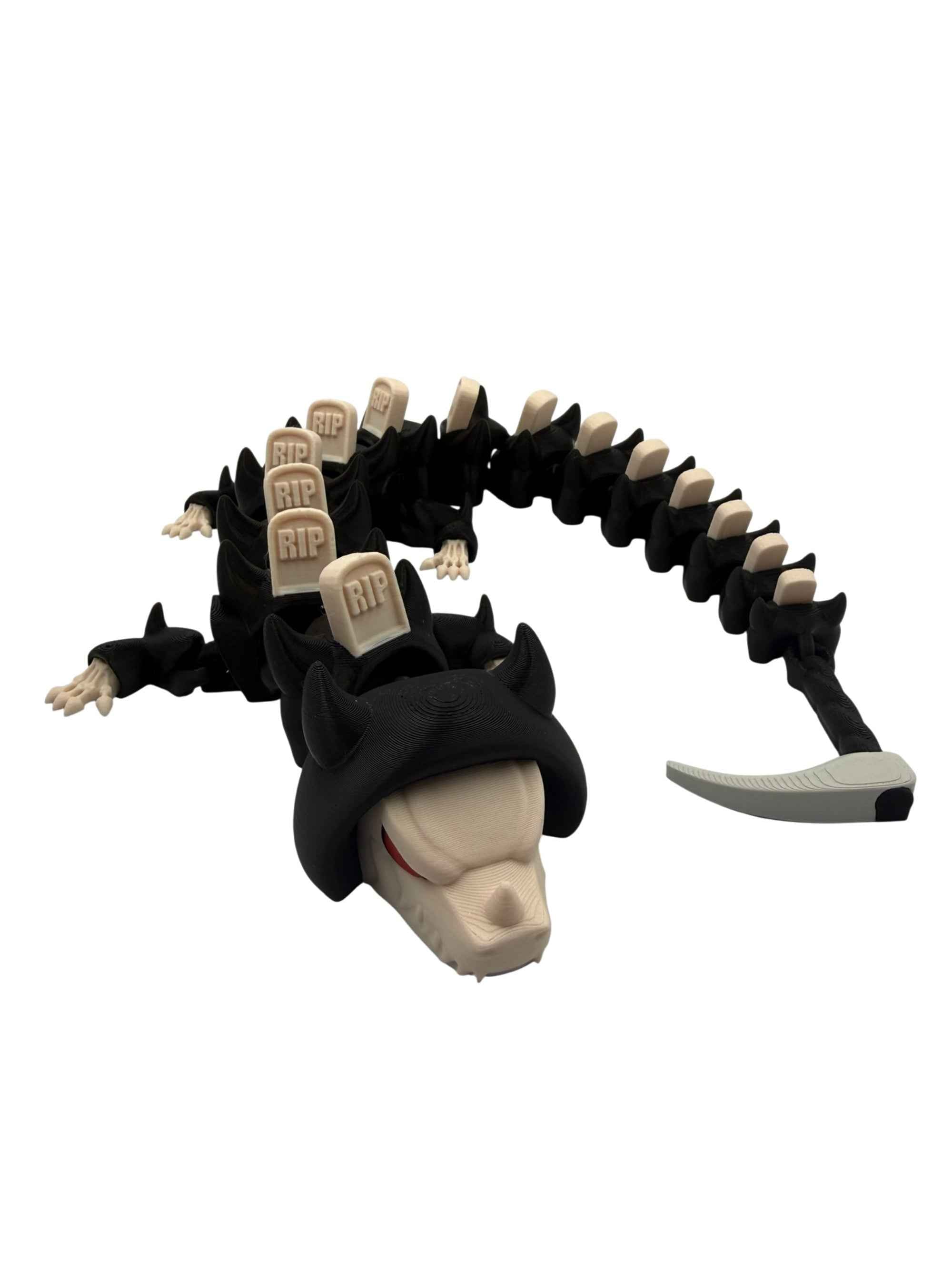 Grim Reaper Dragon – Articulated 3D Printed Collectible - Les Creations ...